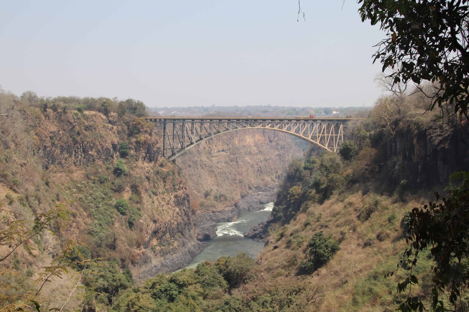 Crossing the border from Botswana to Zambia - WhirledAway